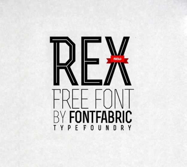 Rex free font on Behance